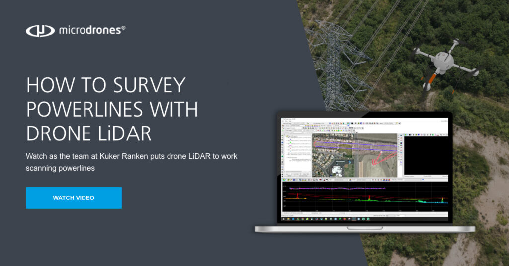 How to Use Drone LiDAR to Survey Powerlines