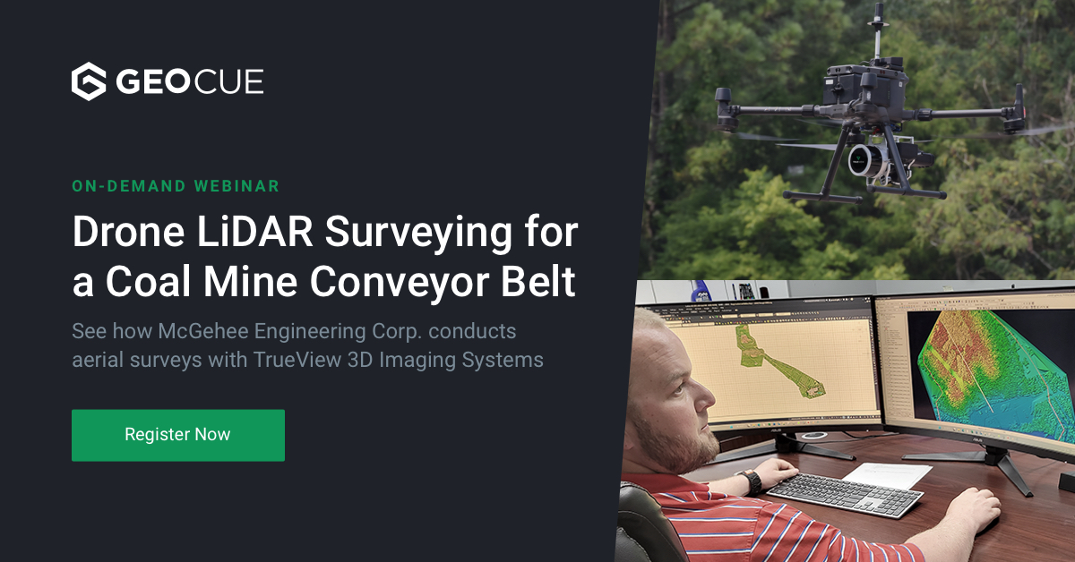 Drone LiDAR Surveying for a Coal Mine Conveyor Belt