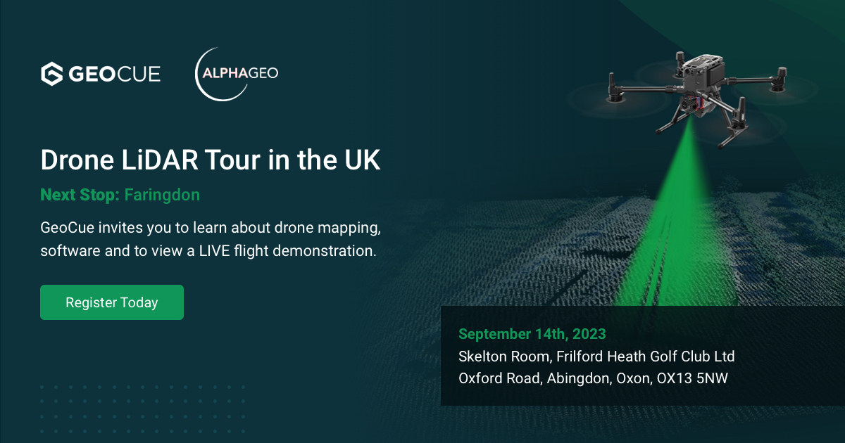 The Drone LiDAR Tour is coming to the UK