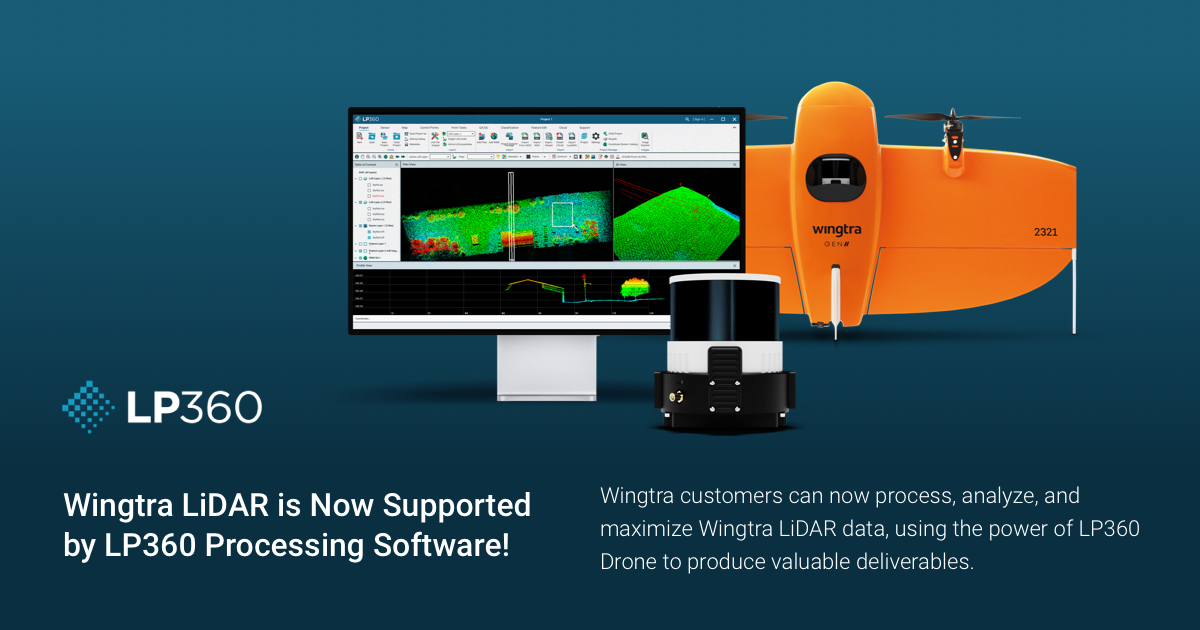 Next-Level Processing: LP360 Expands Reach with Wingtra LIDAR