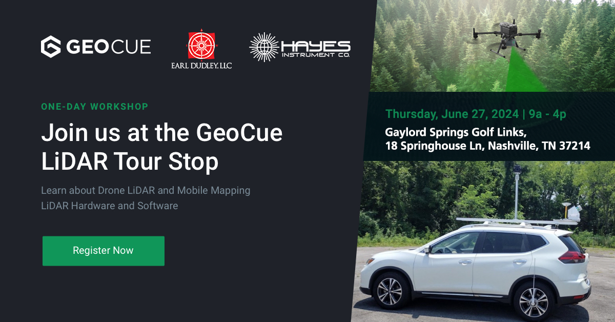 Join Us for a Special LiDAR Tour Stop Near Nashville, Tennessee!