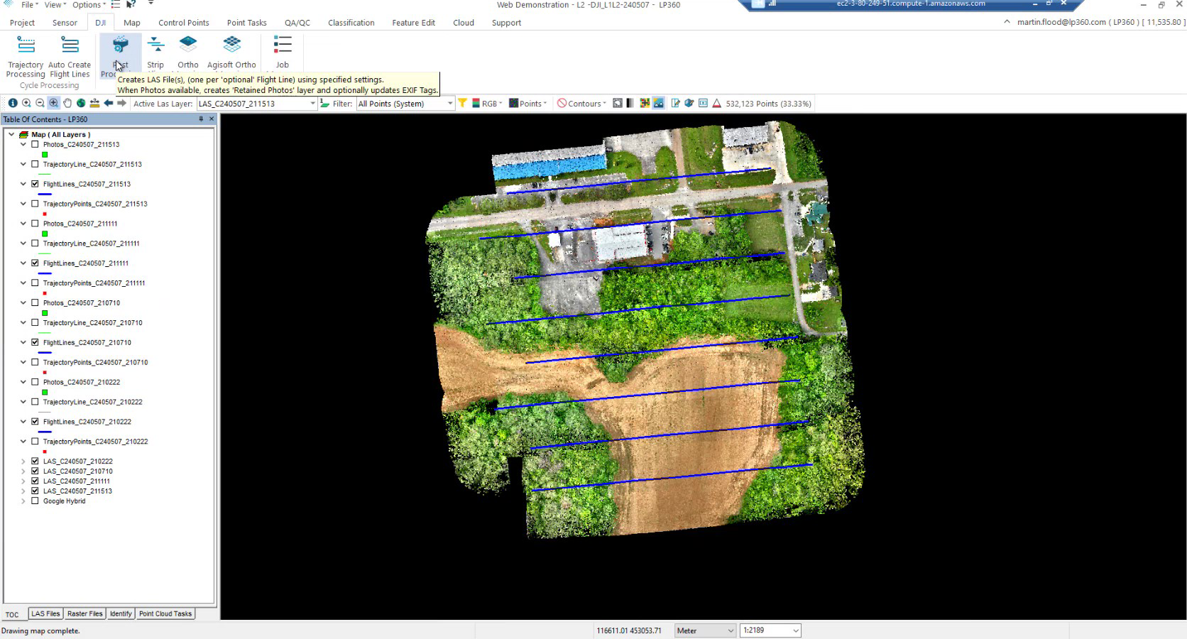 How to Process Raw Data Directly From the DJI Zenmuse L1 & L2 with ...