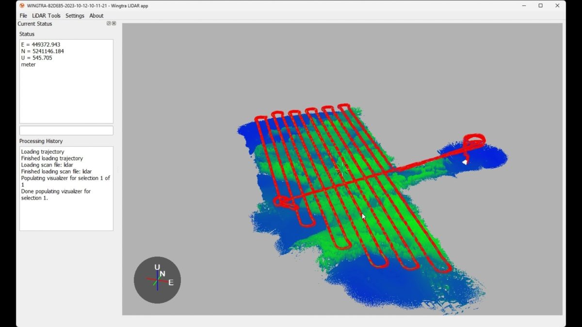 How to Process Your Wingtra LiDAR Data with the LP360 Drone Bundle