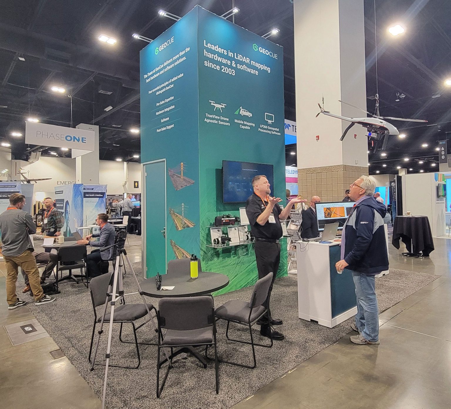 Top 5 Reasons to Visit GeoCue, LP360, and Microdrones at Geo Week 2025