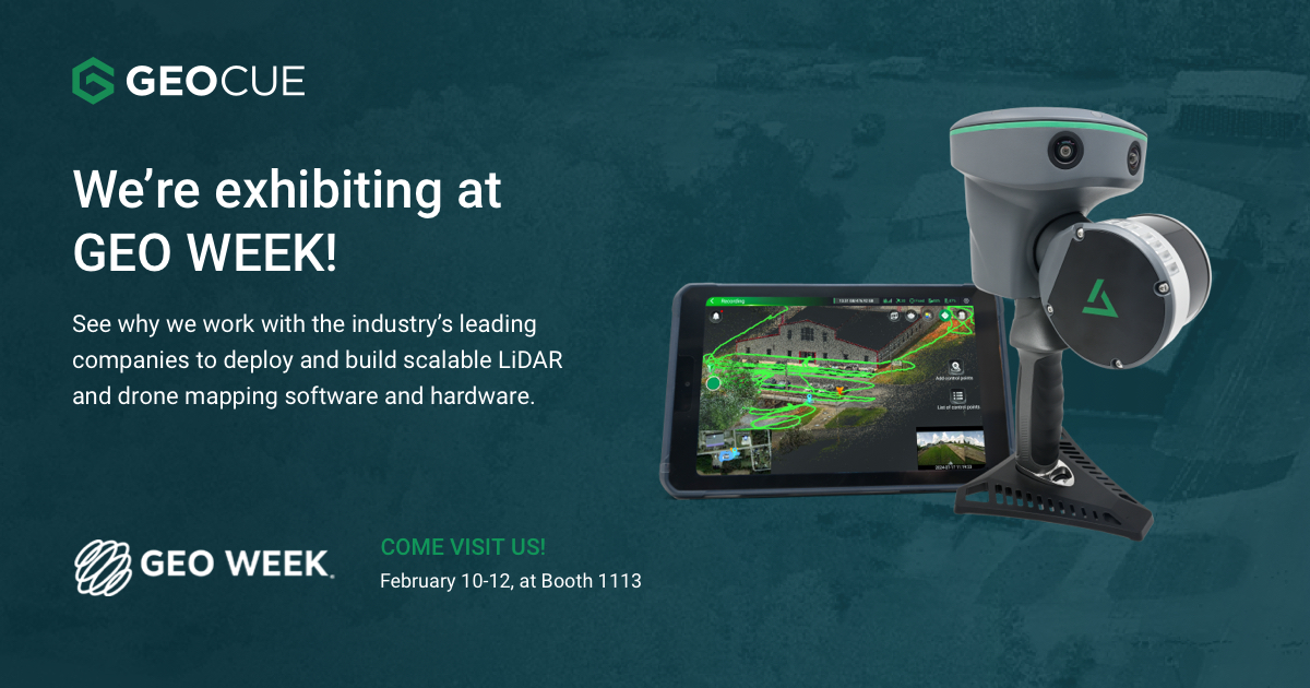 Top 5 Reasons to Visit GeoCue, LP360, and Microdrones at Geo Week 2025