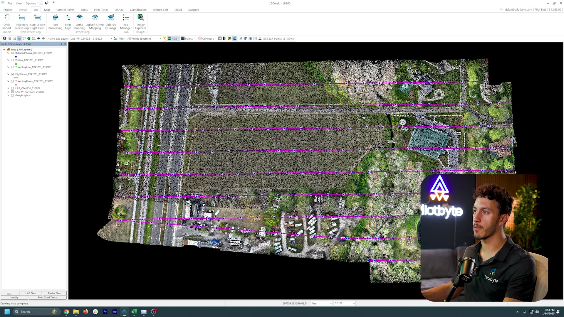 Supercharging DJI L1 and L2 Data with LP360 - LP360