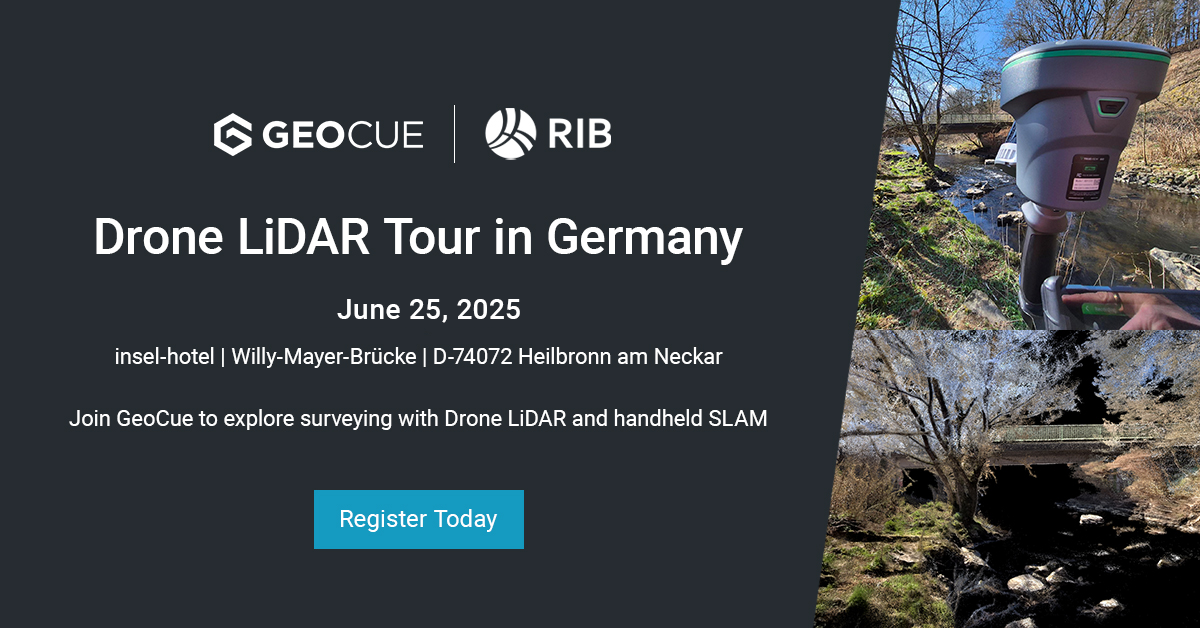 Explore Drone & Handheld LiDAR Solutions at the GeoCue GeoMeet in Heilbronn